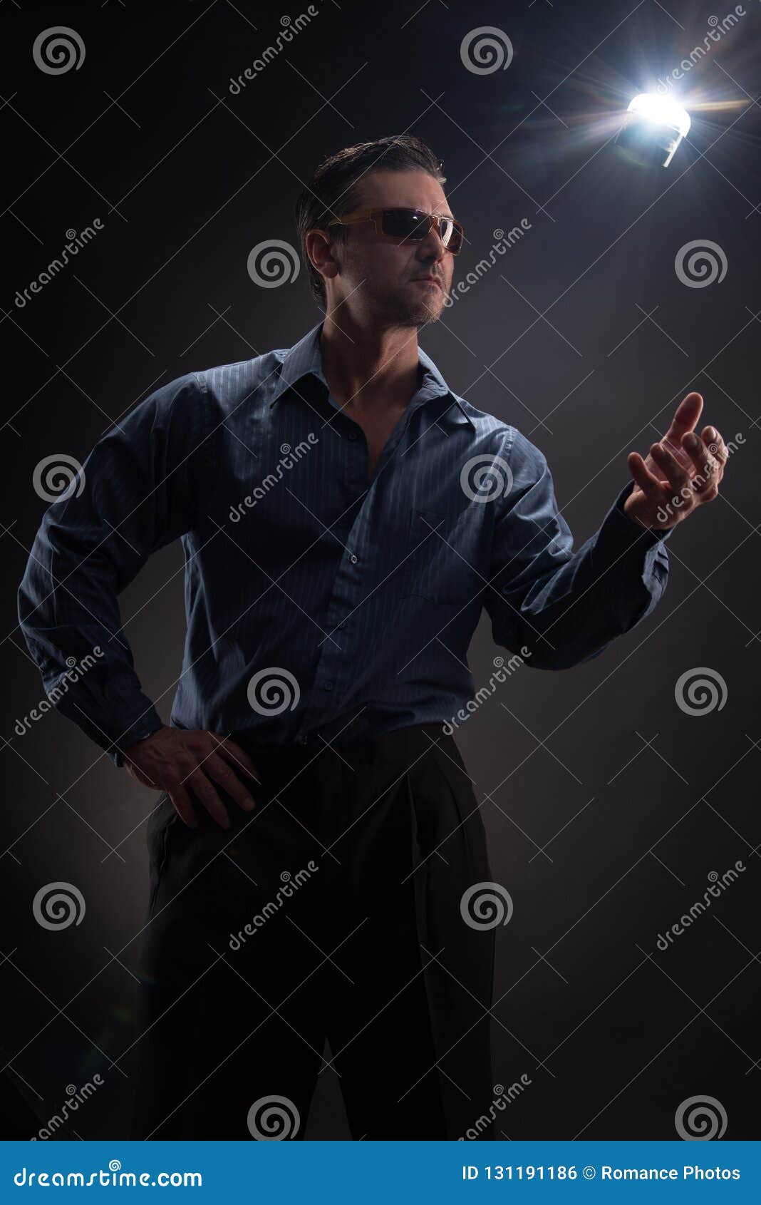 The Man Poses for the Camera Stock Photo - Image of hunk, allure: 131191186