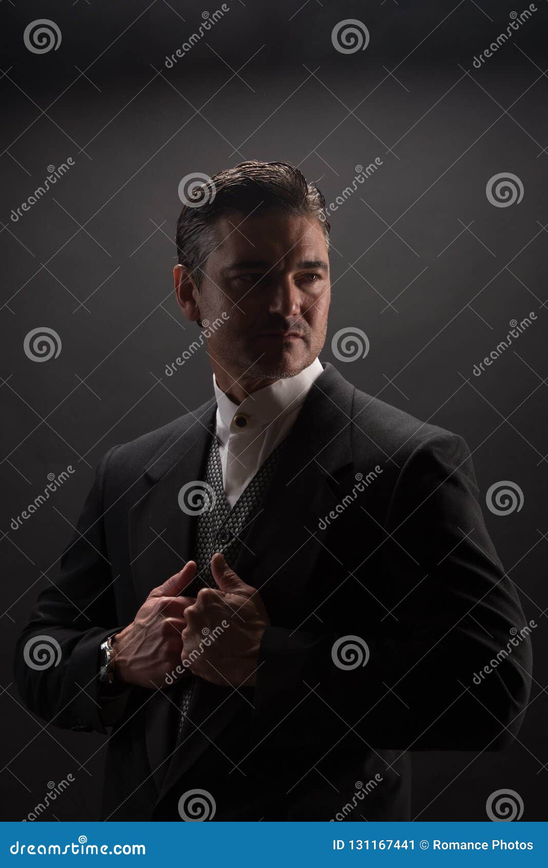 The Man Poses for the Camera Stock Image - Image of allure, charming ...