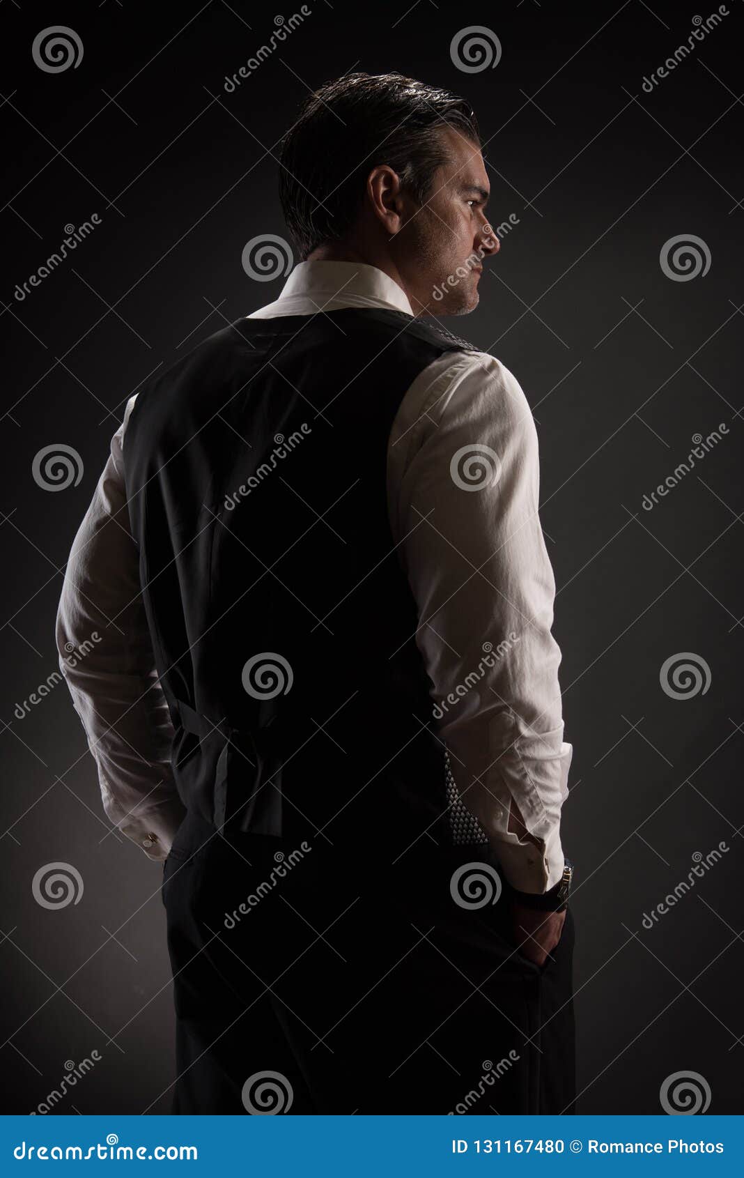 The Man Poses for the Camera Stock Photo - Image of genuine, fine ...