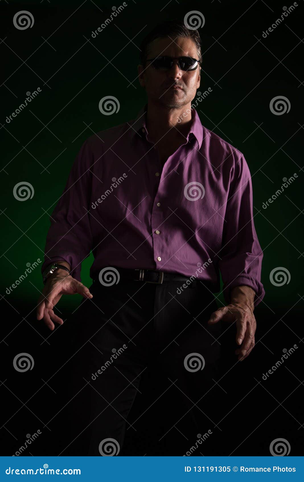 The Man Poses for the Camera Stock Image - Image of comely, alluring ...