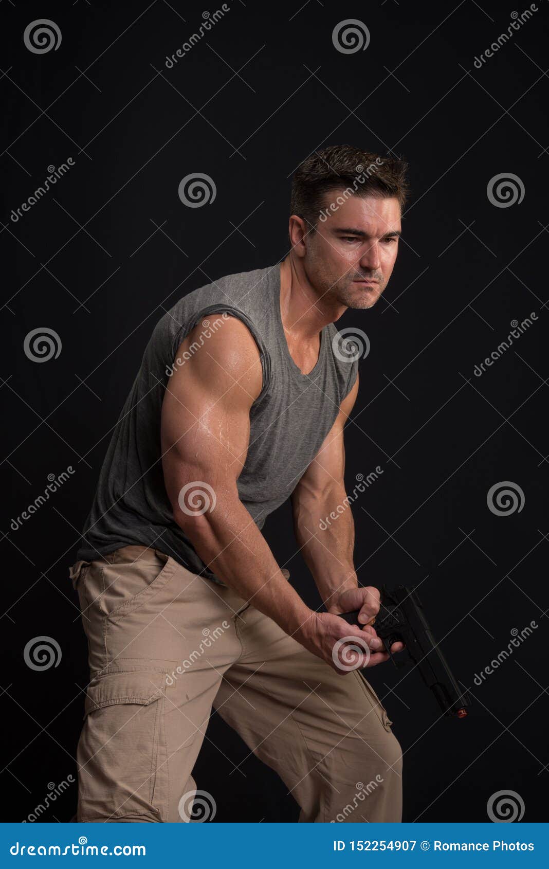 The Man Poses for the Camera Stock Image - Image of debonair ...