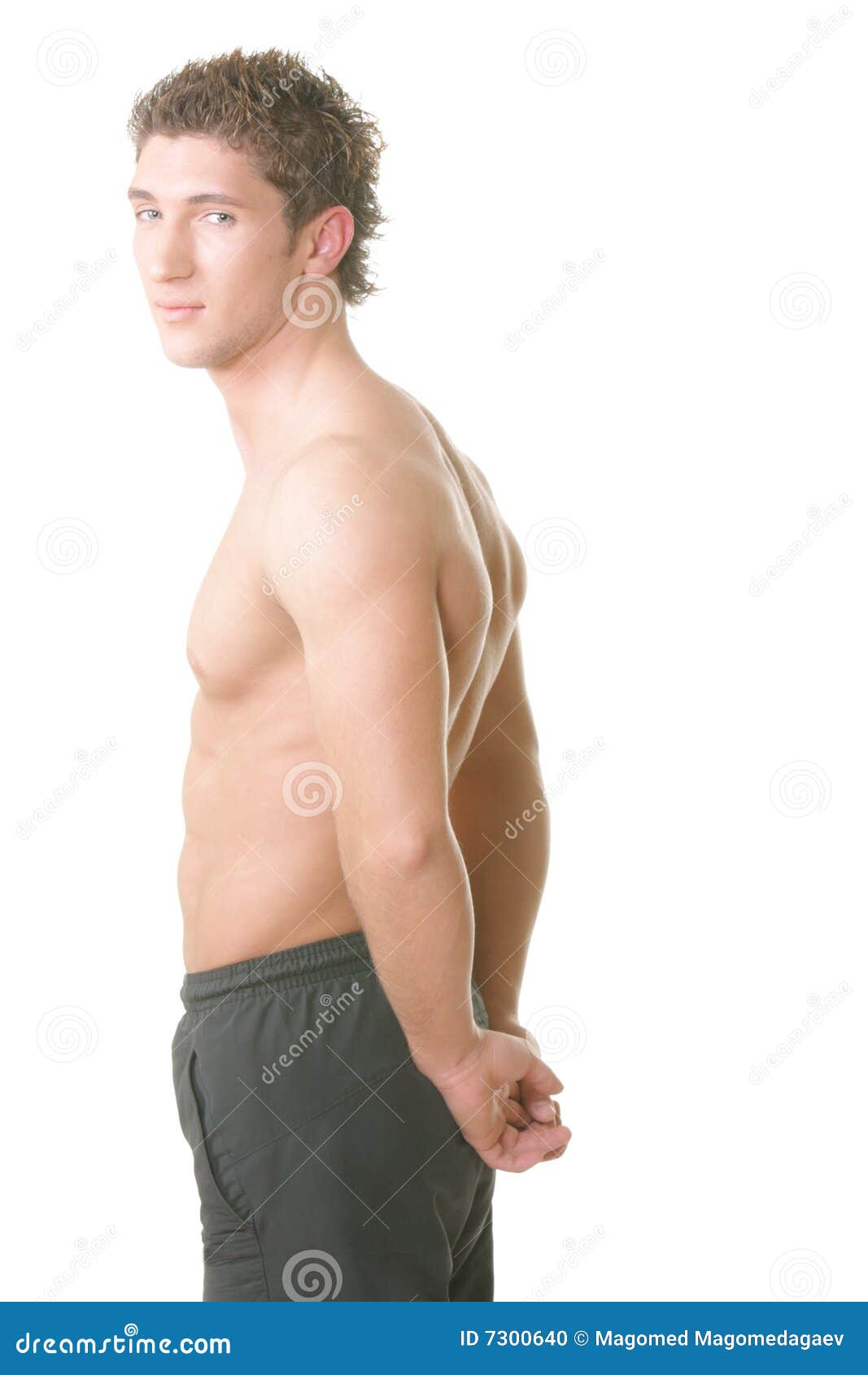 Man posing stock photo. Image of caucasian, person, isolated - 7300640