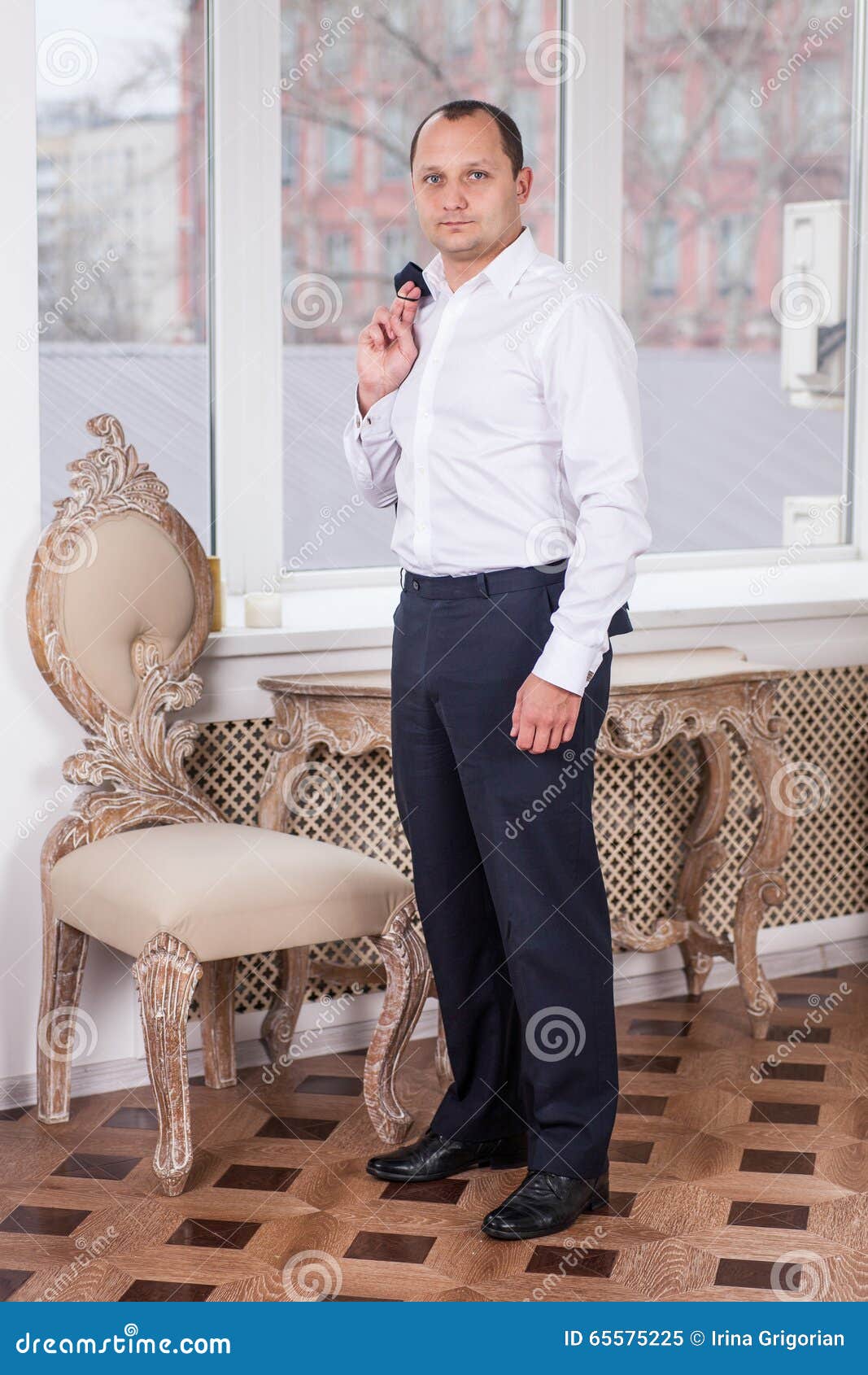 Man posing in office stock image. Image of businessman - 65575225