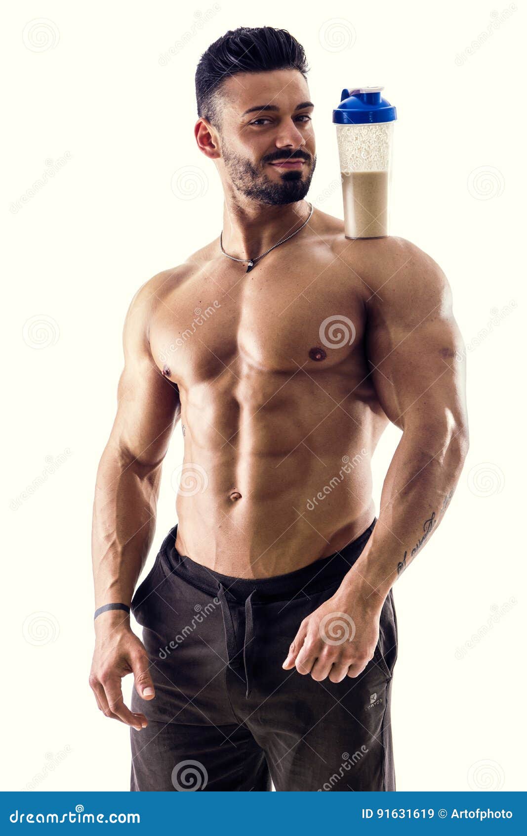 Man posing with shaker stock image. Image of expression - 91631619