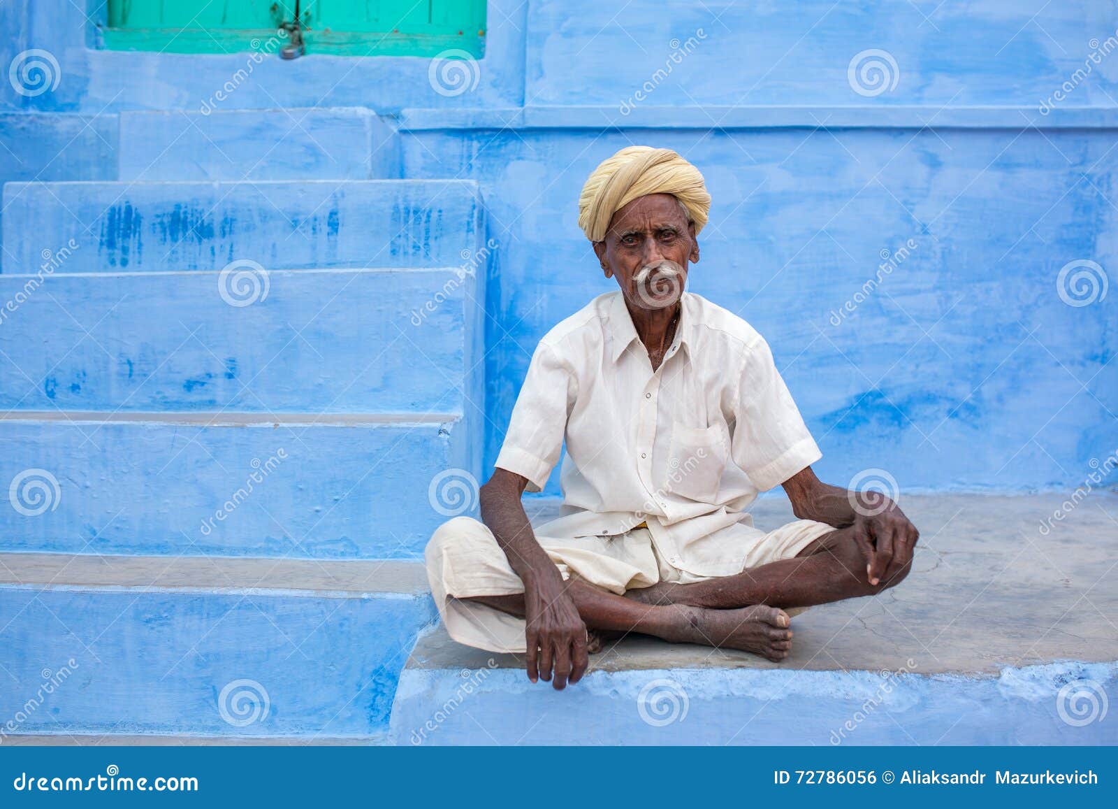 Man Posing in the Street of Jaisalmer,India Editorial Photo - Image of ...