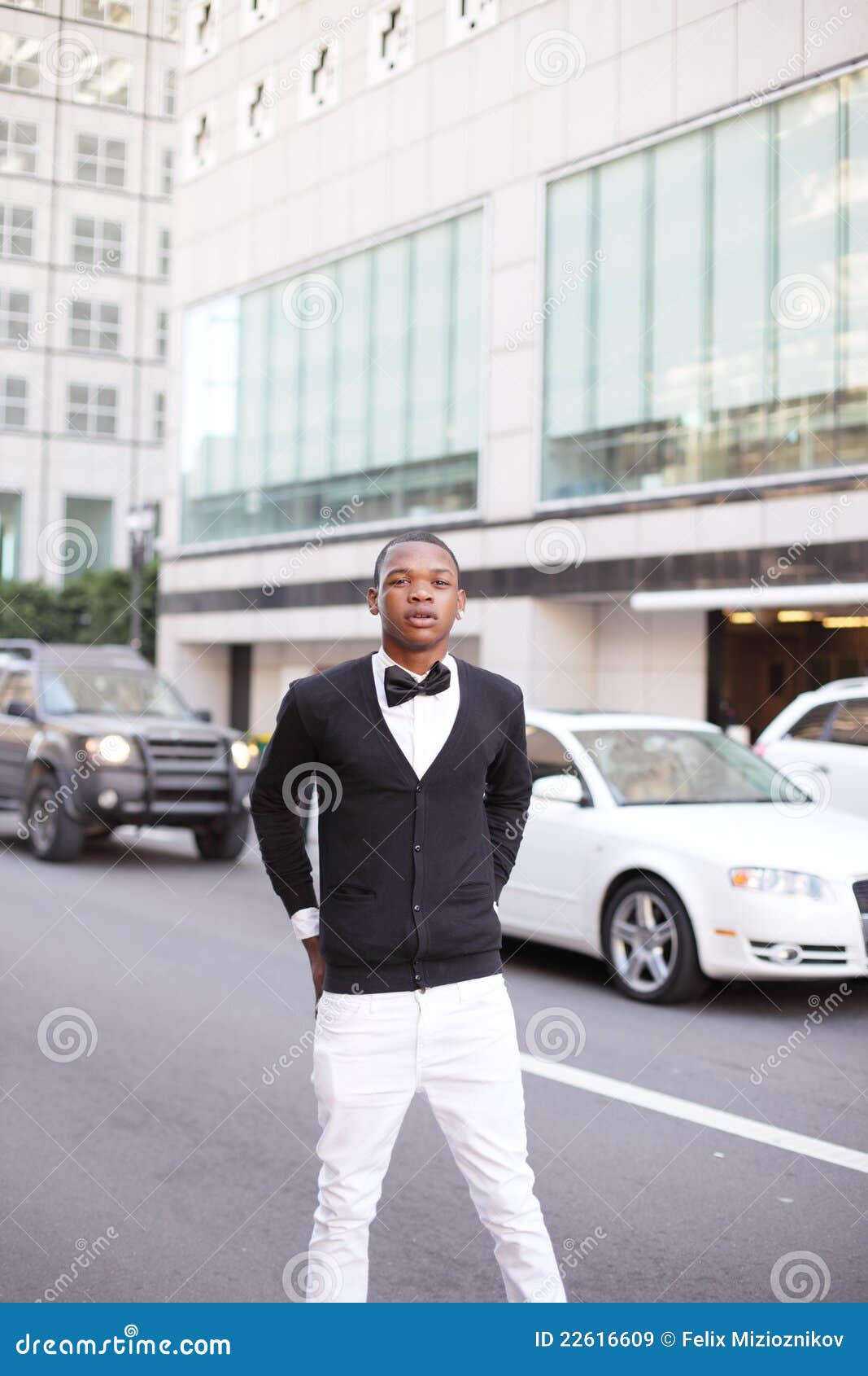 Man Posing on the Streets of Miami Stock Image - Image of composition ...