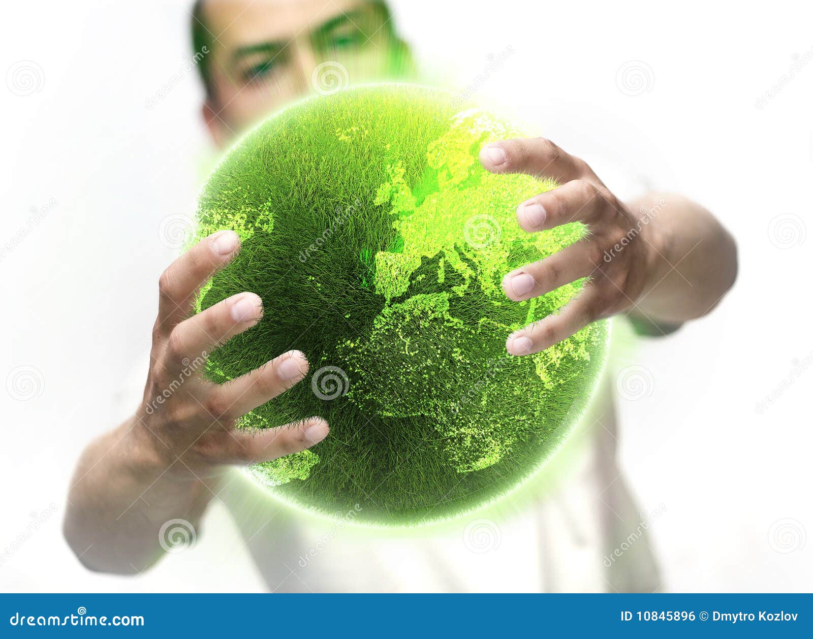 Man with power stock photo. Image of environment, earth - 10845896