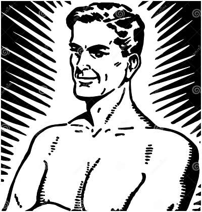 Man of Power stock vector. Illustration of pride, classic - 42096443