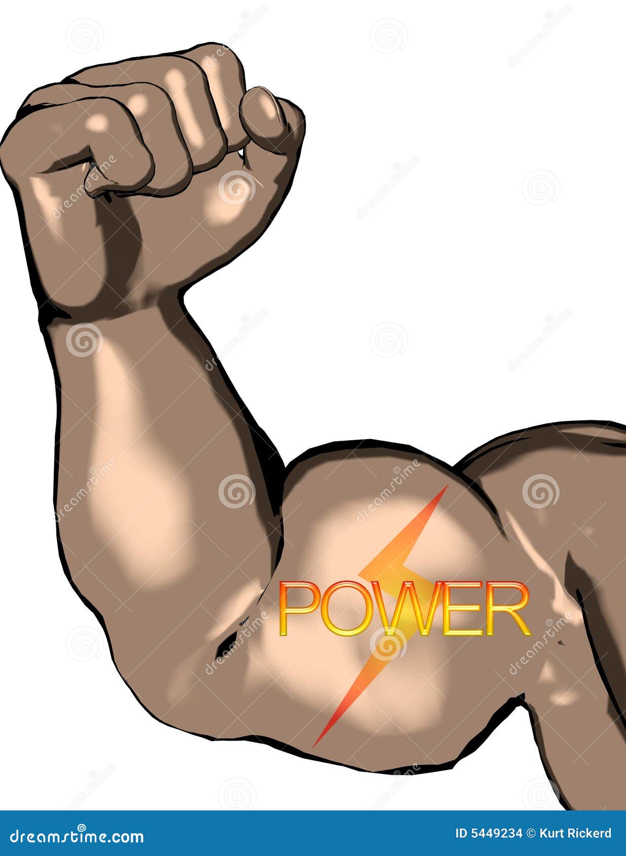 Man Power stock illustration. Illustration of muscle, workout - 5449234