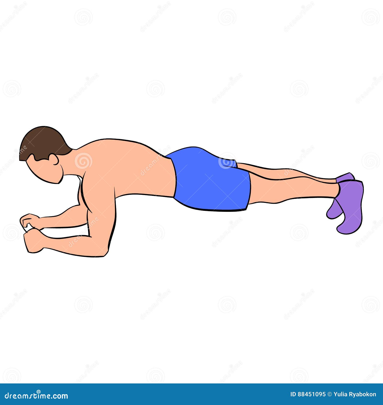 Man Practicing Yoga Icon Cartoon Stock Vector - Illustration of person ...