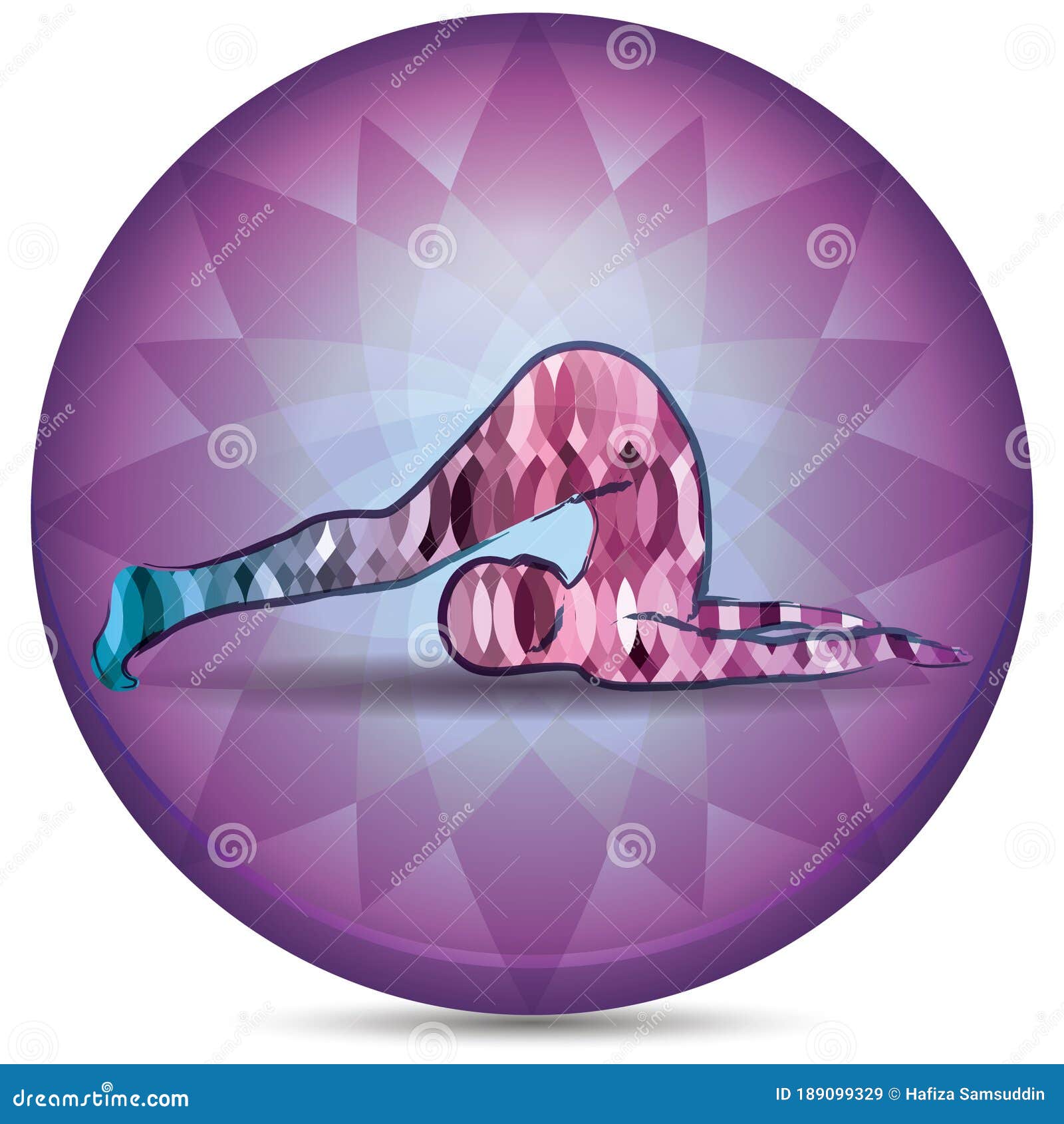 Halasana, Or Plough Pose Vector Illustration | CartoonDealer.com #186410254