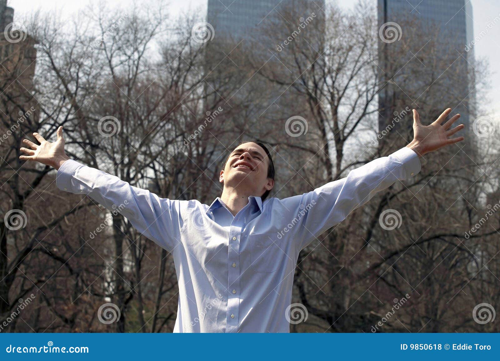 Man in praise stock photo. Image of praise, american, worship - 9850618