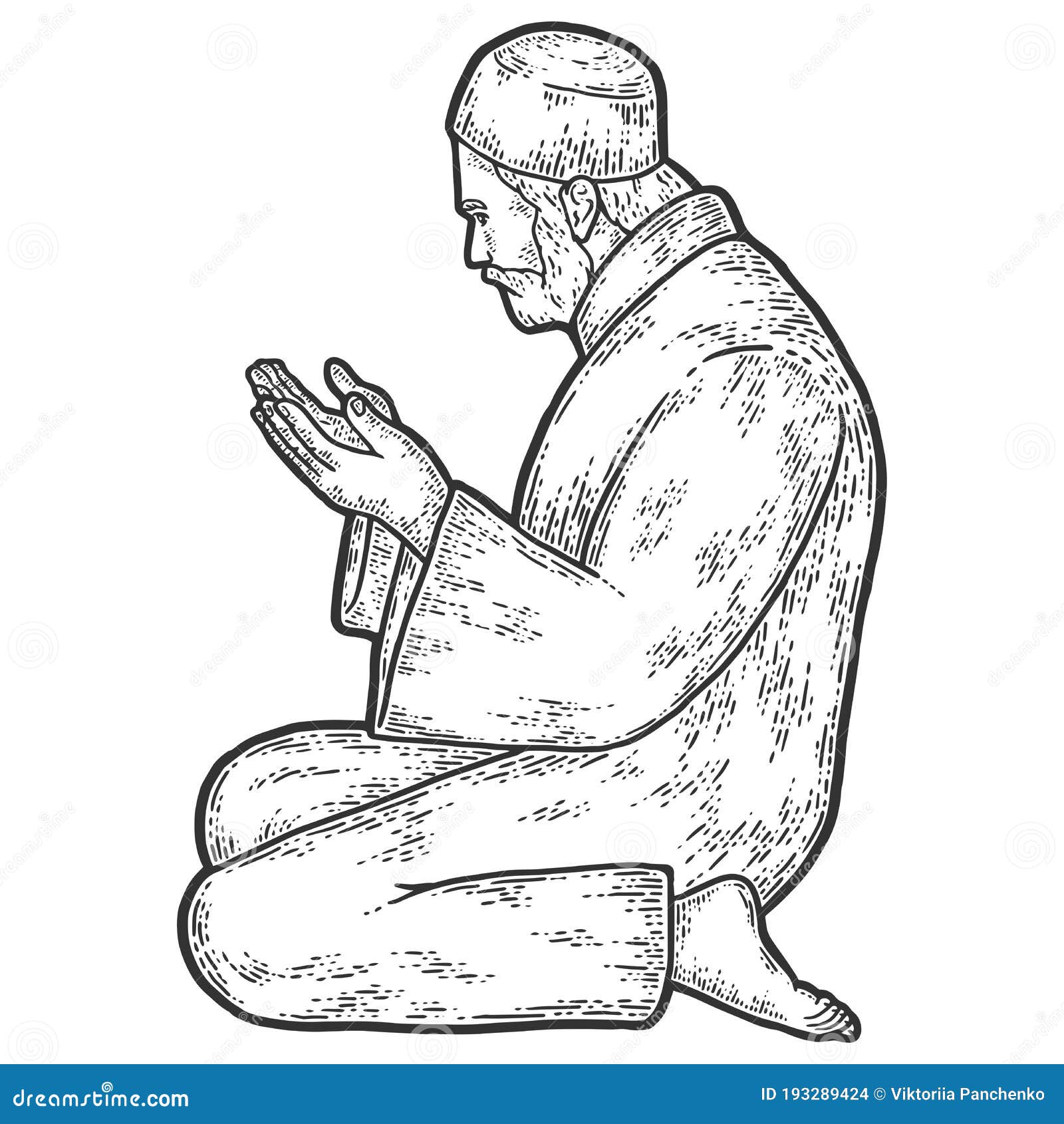 Man Pray, Prayer in Islam. Sketch Scratch Board Imitation Stock ... Man Pray, Prayer in Islam. Sketch Scratch Board Imitation Stock ...