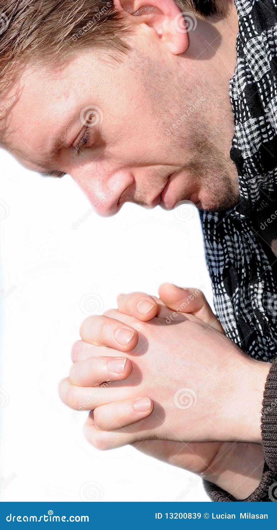 Man praying stock image. Image of banner, background - 13200839