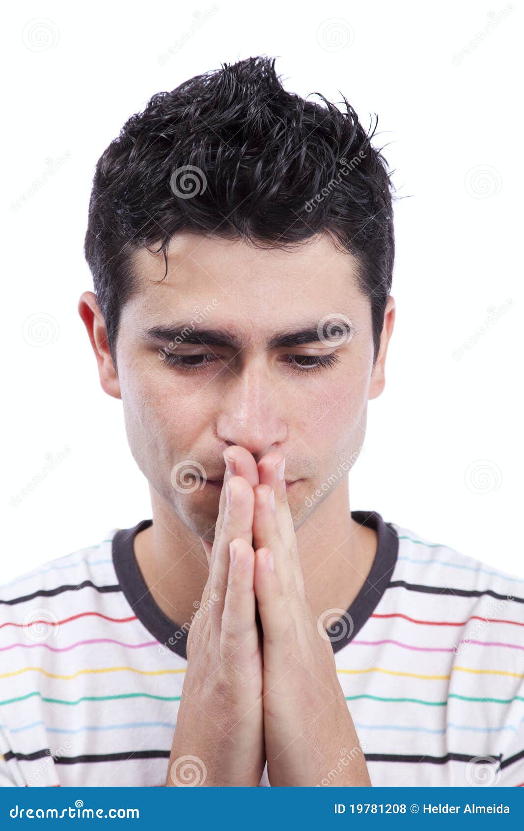 Man praying stock photo. Image of adult, hope, expression - 19781208