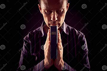 A man praying. stock image. Image of calm, faithful, devout - 53820277