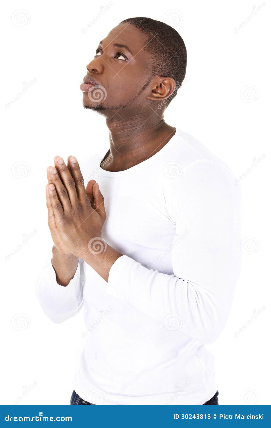 Man Praying stock photo. Image of christ, meditating - 30243818
