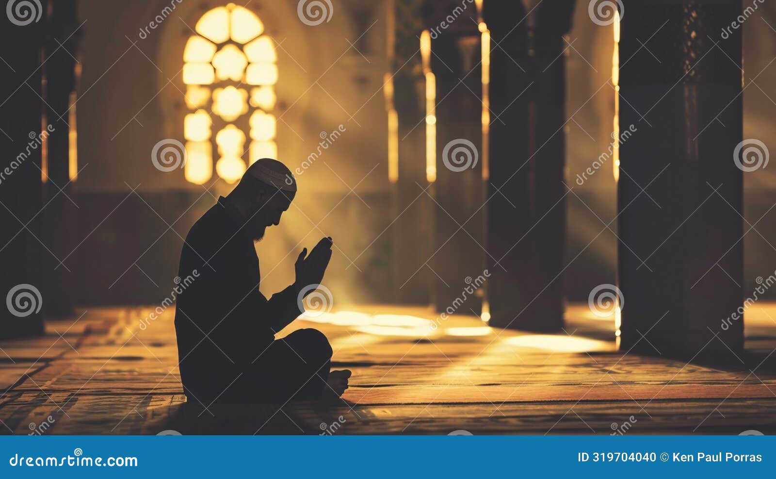 Man is praying stock photo. Image of clasped, church - 319704040