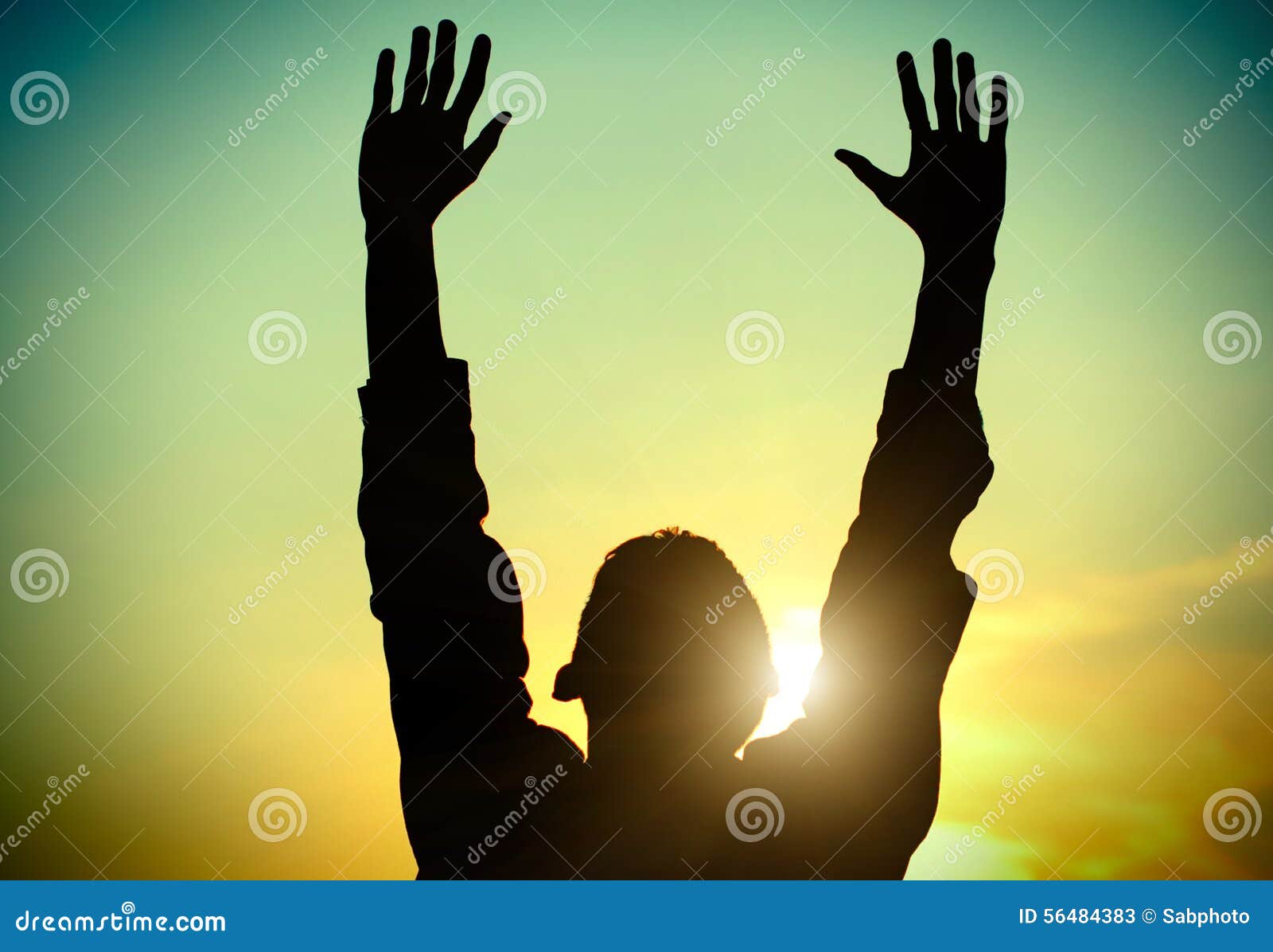 Man Praying stock image. Image of contemplate, hands - 56484383