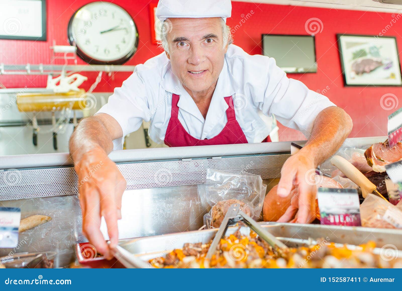 Man and Precook Food at Work Stock Image - Image of ingredients ...