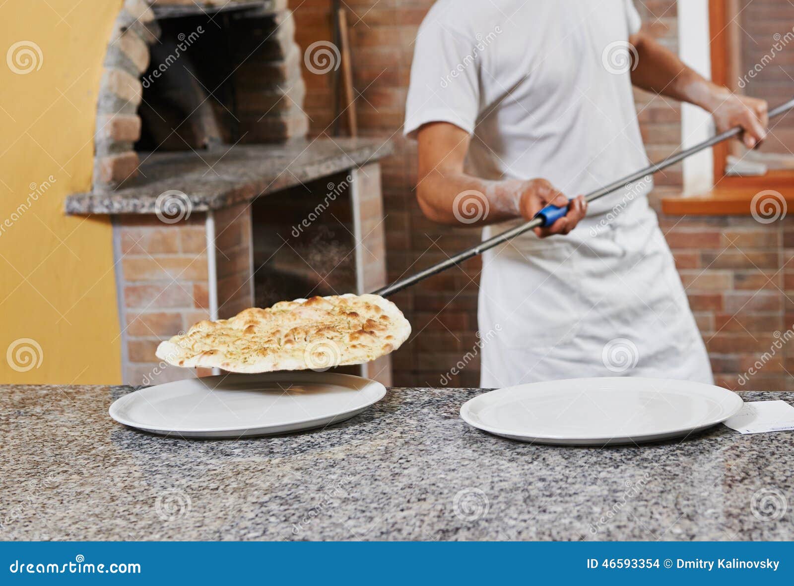 Man preparing pizza stock photo. Image of cook, dough - 46593354