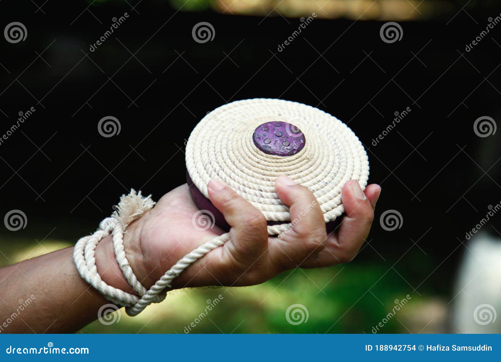 Man Preparing To Spin a Top. Conceptual Image Stock Photo - Image of ...