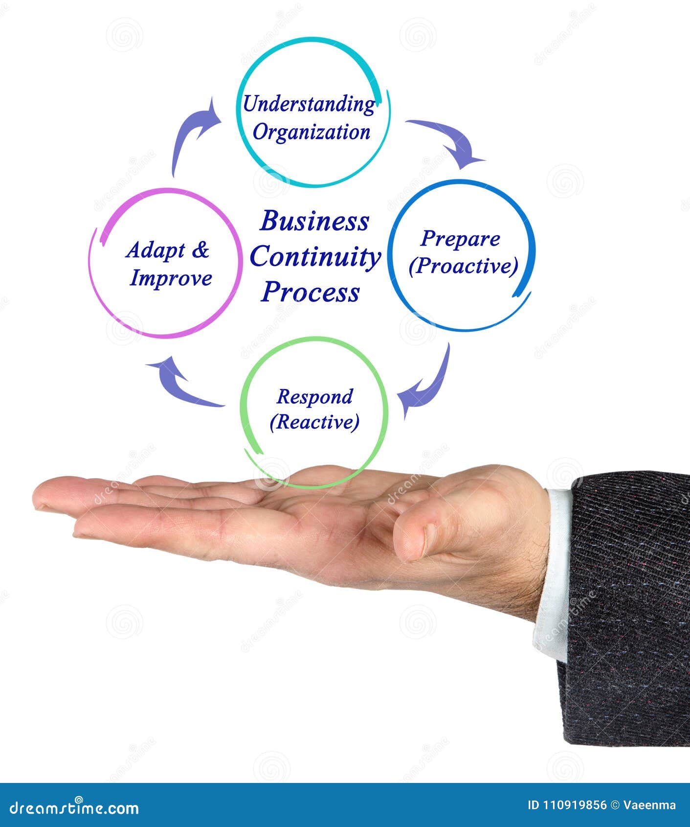 Business Continuity Process Stock Photo - Image of organization ...