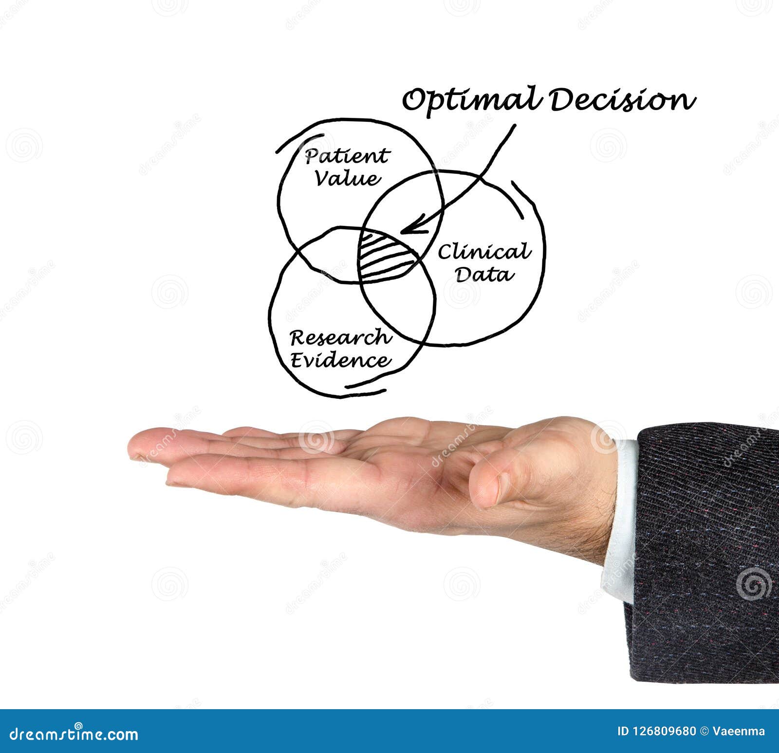 Man Presenting Optimal Decision Stock Photo - Image of clinical, doctor ...