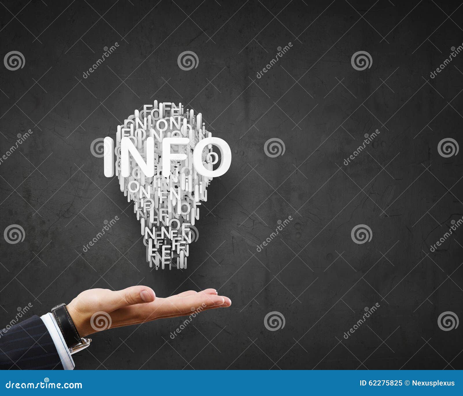 Man presenting idea stock image. Image of standing, goal - 62275825