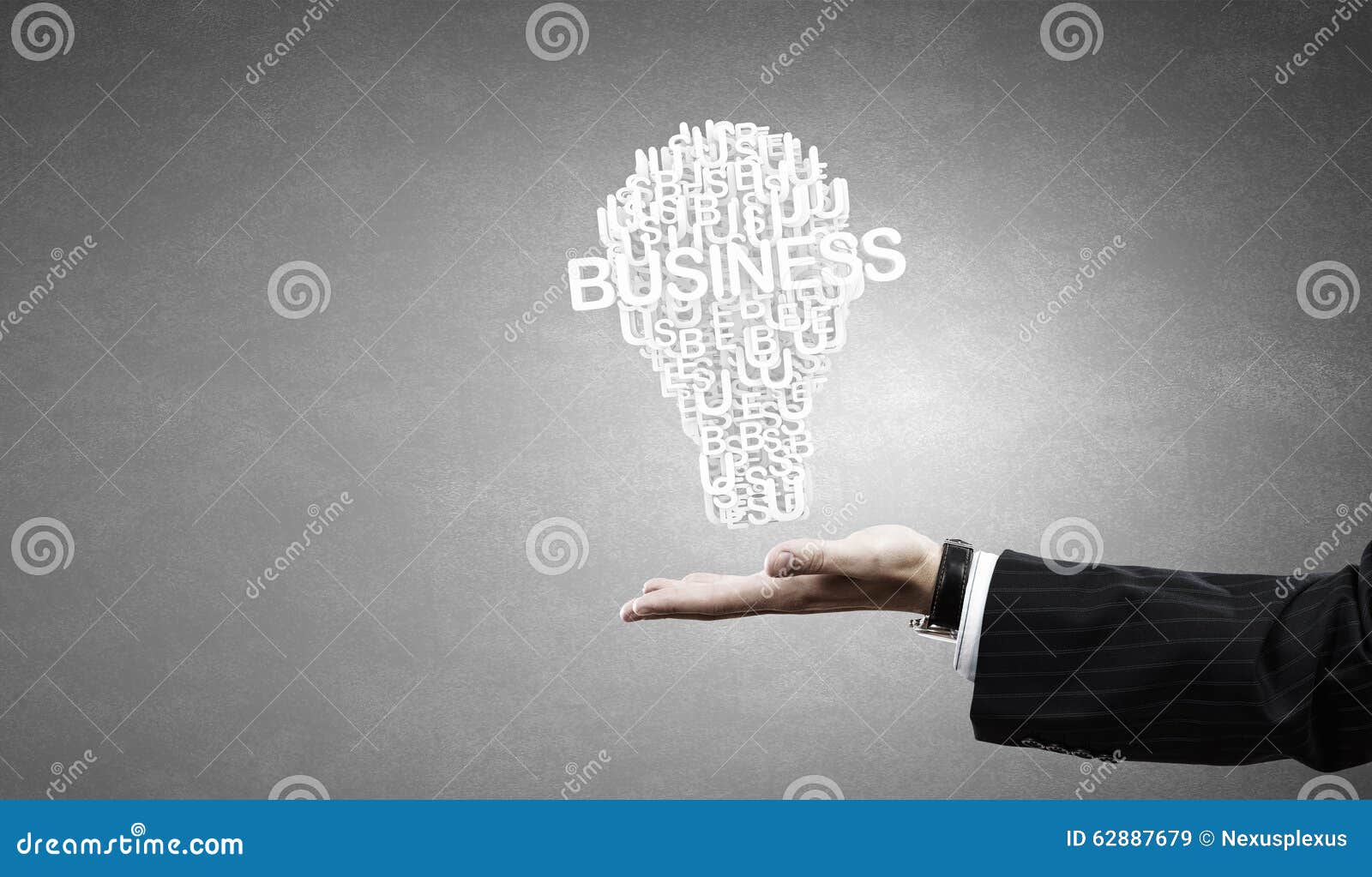 Man presenting idea stock image. Image of intelligence - 62887679