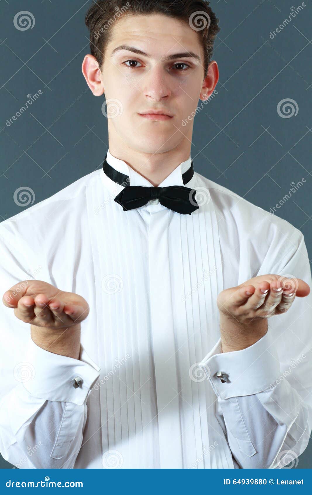 Man presenting stock photo. Image of open, cutout, business - 64939880 Man presenting stock photo. Image of open, cutout, business - 64939880