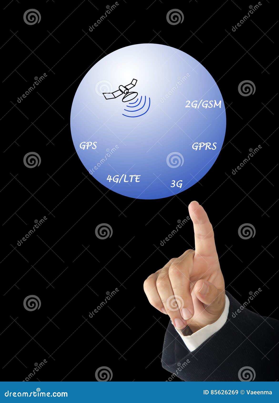 Long Distance Communication Protocols Stock Image - Image of network ...