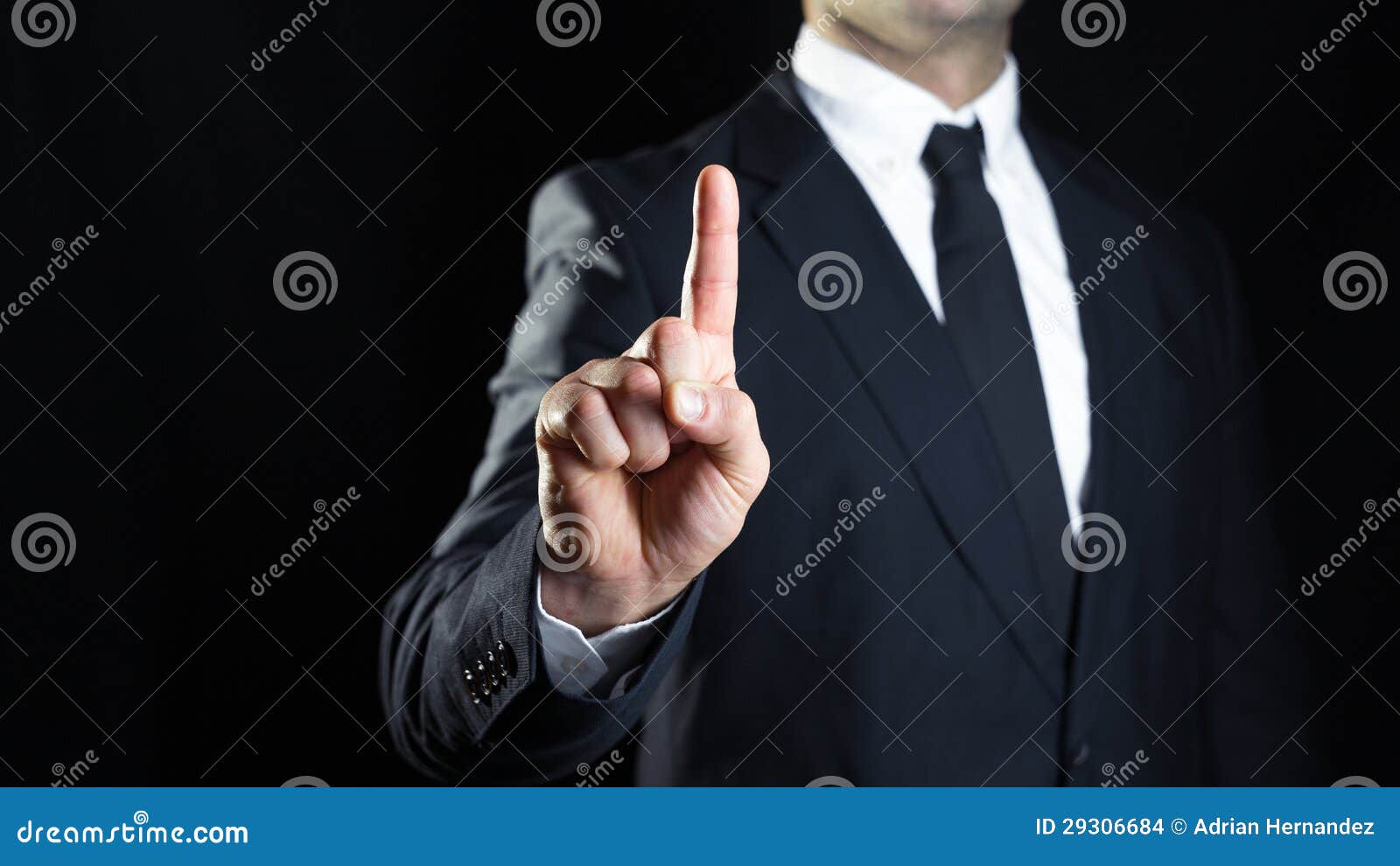 Man pressing a button stock photo. Image of group, interface - 29306684