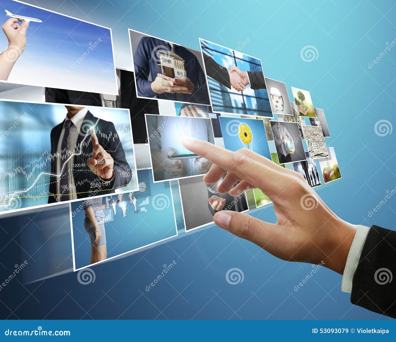 The Man Preview Digital Photo Stock Illustration - Illustration of hair ...