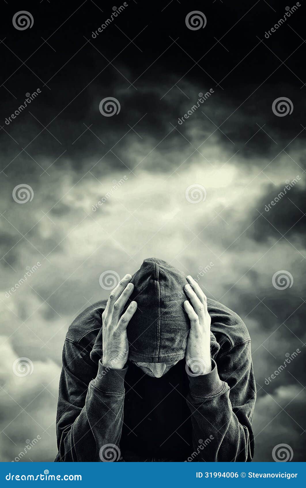 Man with problems stock photo. Image of criminal, scary - 31994006