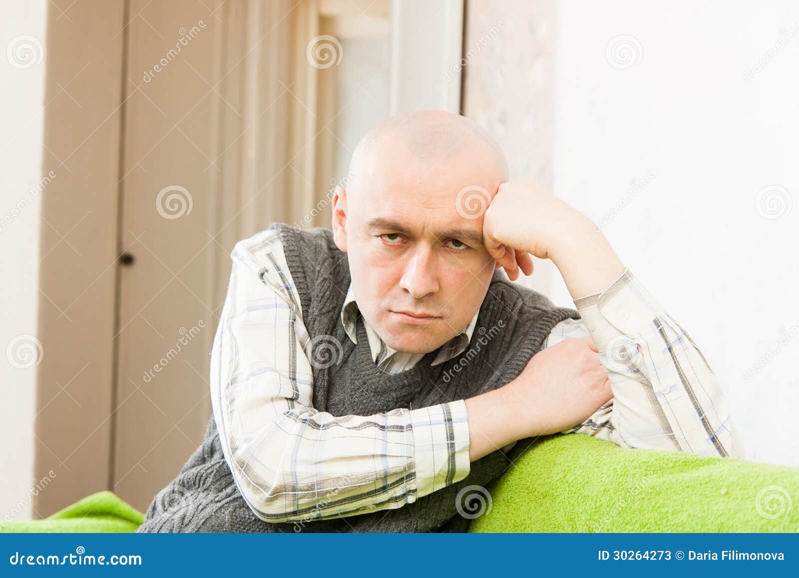 Man with problems stock image. Image of casual, posing - 30264273