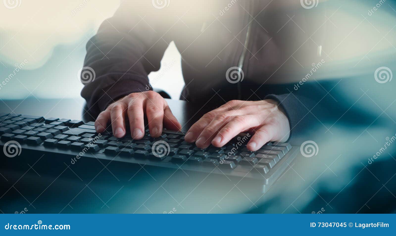 Man Programmer Coding Stock Image Image Of Network Idea 73047045