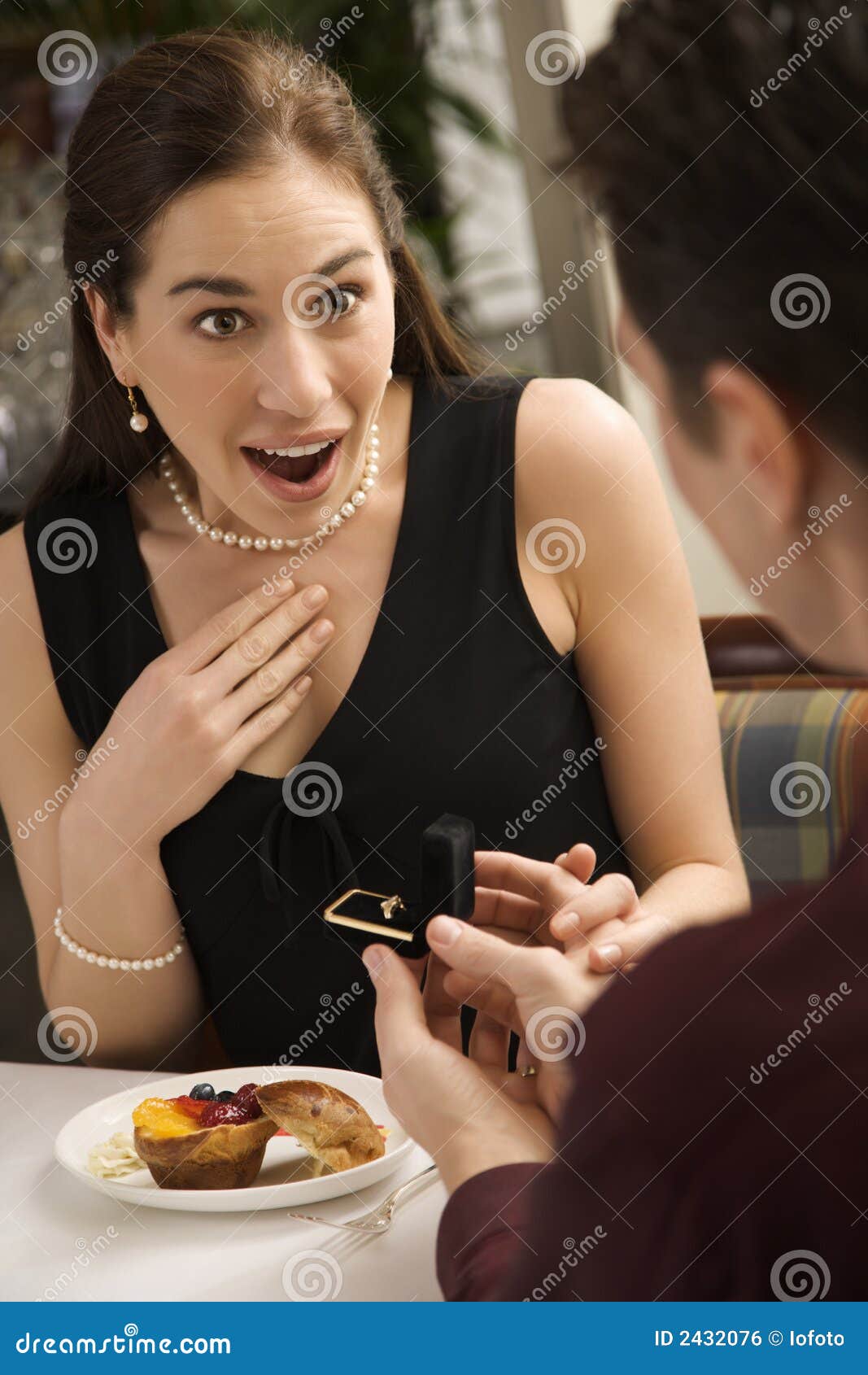 Man proposing to woman stock photo. Image of caucasian - 2432076