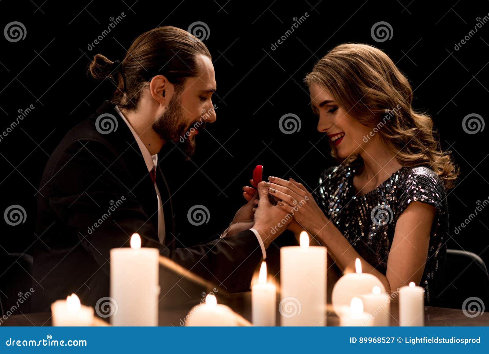 Man Proposing To Woman Stock Image Image Of Proposal 89968527