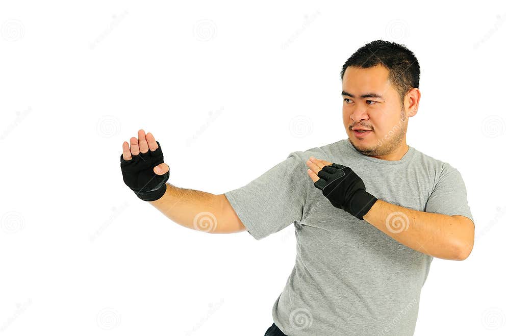 Man protect in body combat stock photo. Image of nettle - 26835186