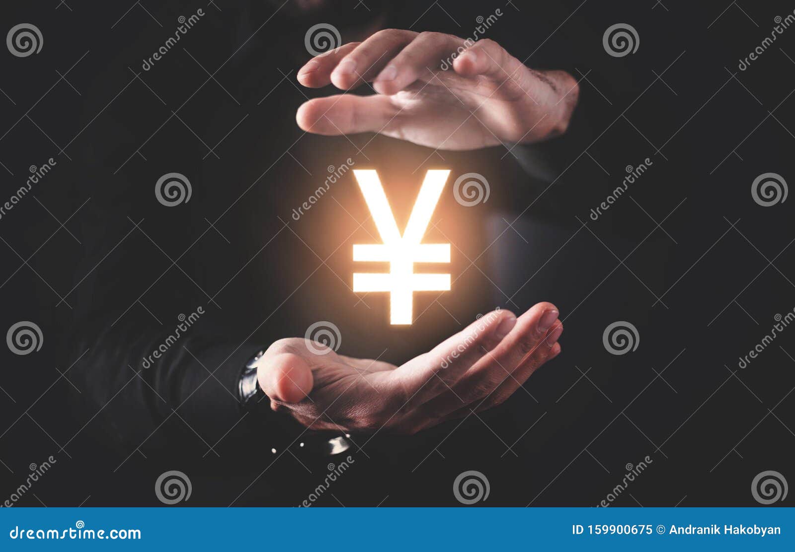 Man Protect Currency Symbols. Money Protection Royalty-Free Stock ...