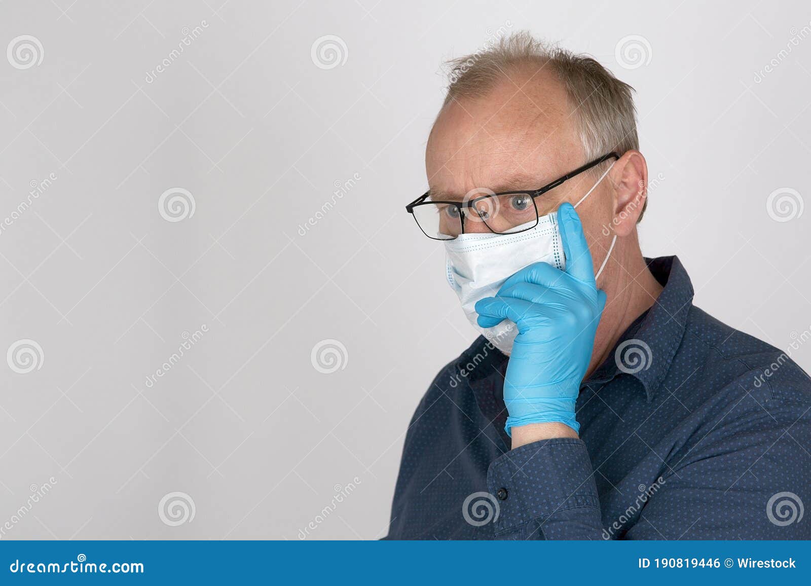 Man protecting himself stock photo. Image of doctor - 190819446