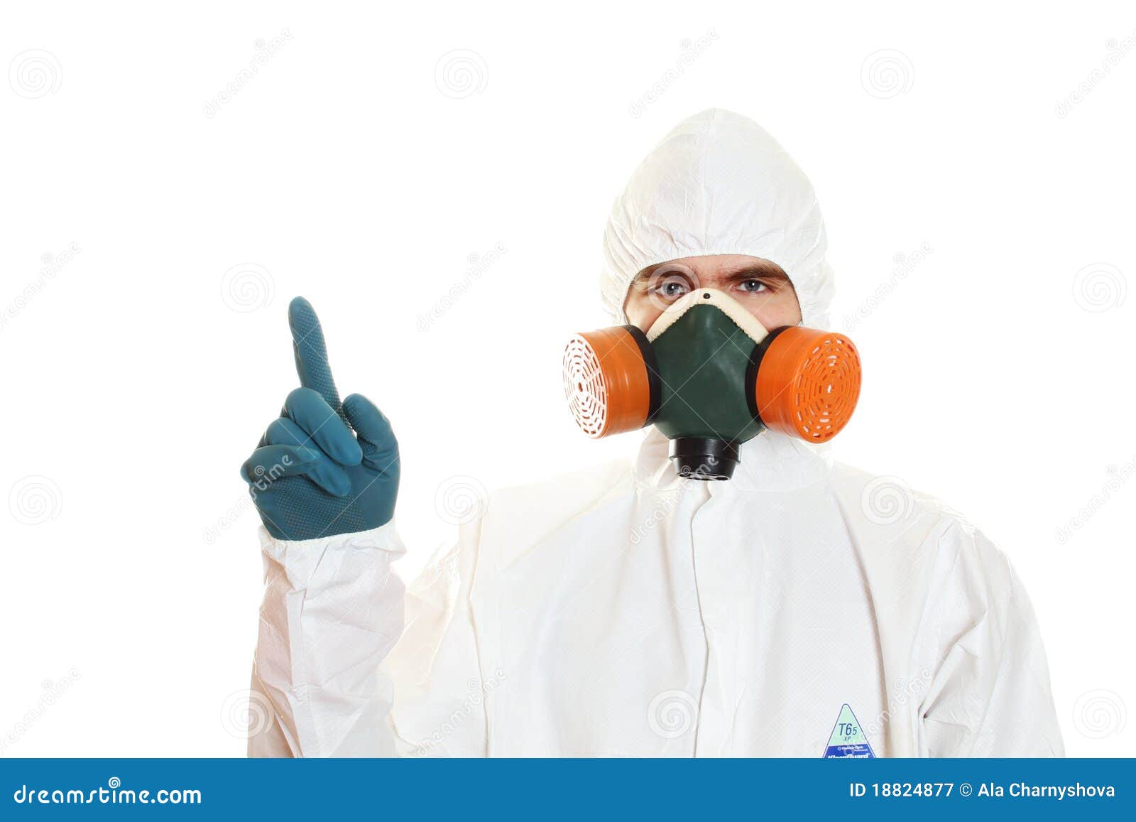 Man in protective suit stock image. Image of protective - 18824877