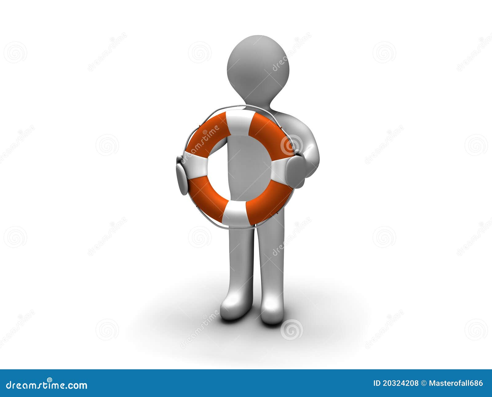 Man Providing Help stock illustration. Illustration of donate - 20324208