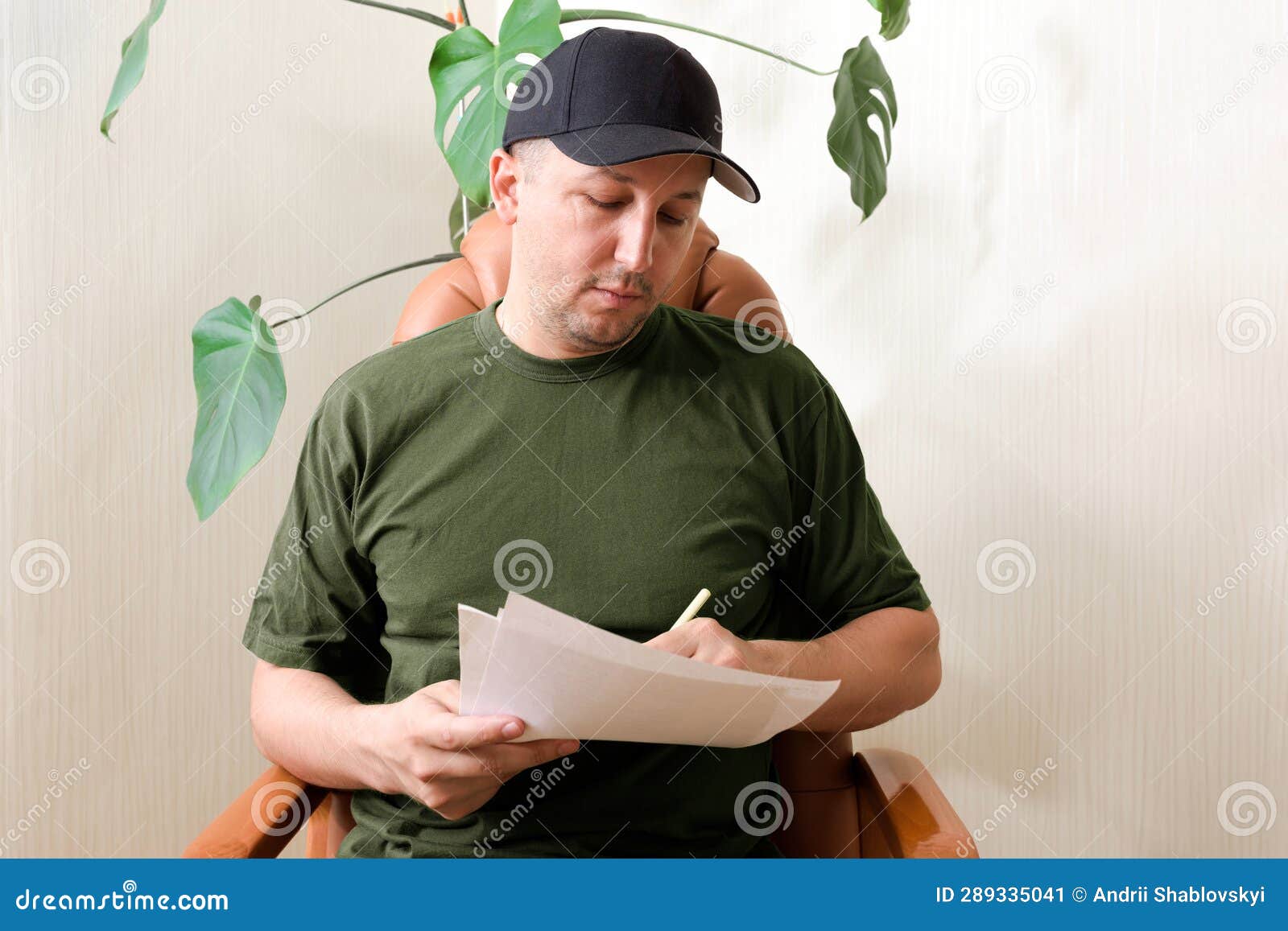 Man with Ptsd Problem in the Room. the Concept of War, Mental Disorder ...