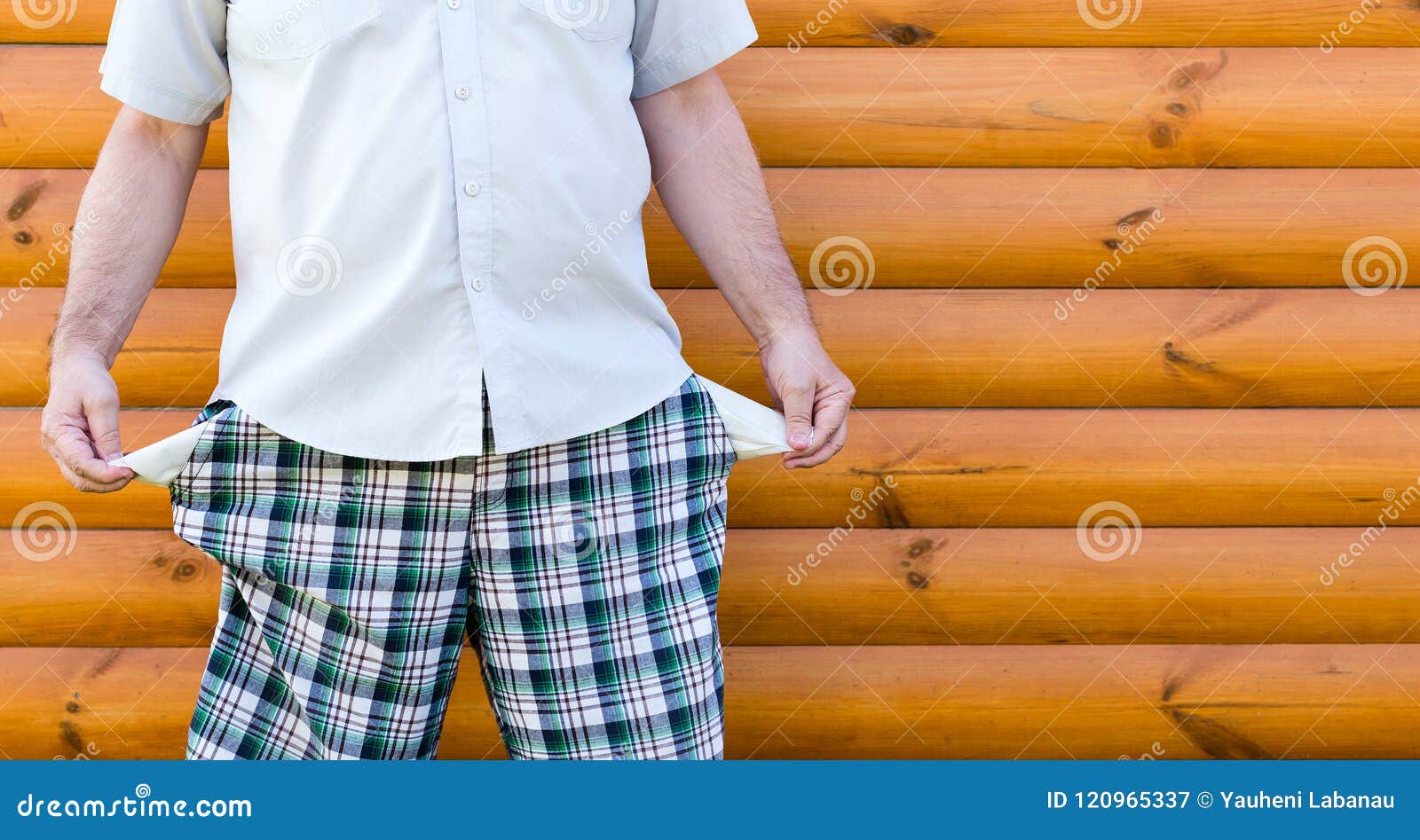 Man Pulling Out Empty Pockets Stock Image - Image of businessman ...