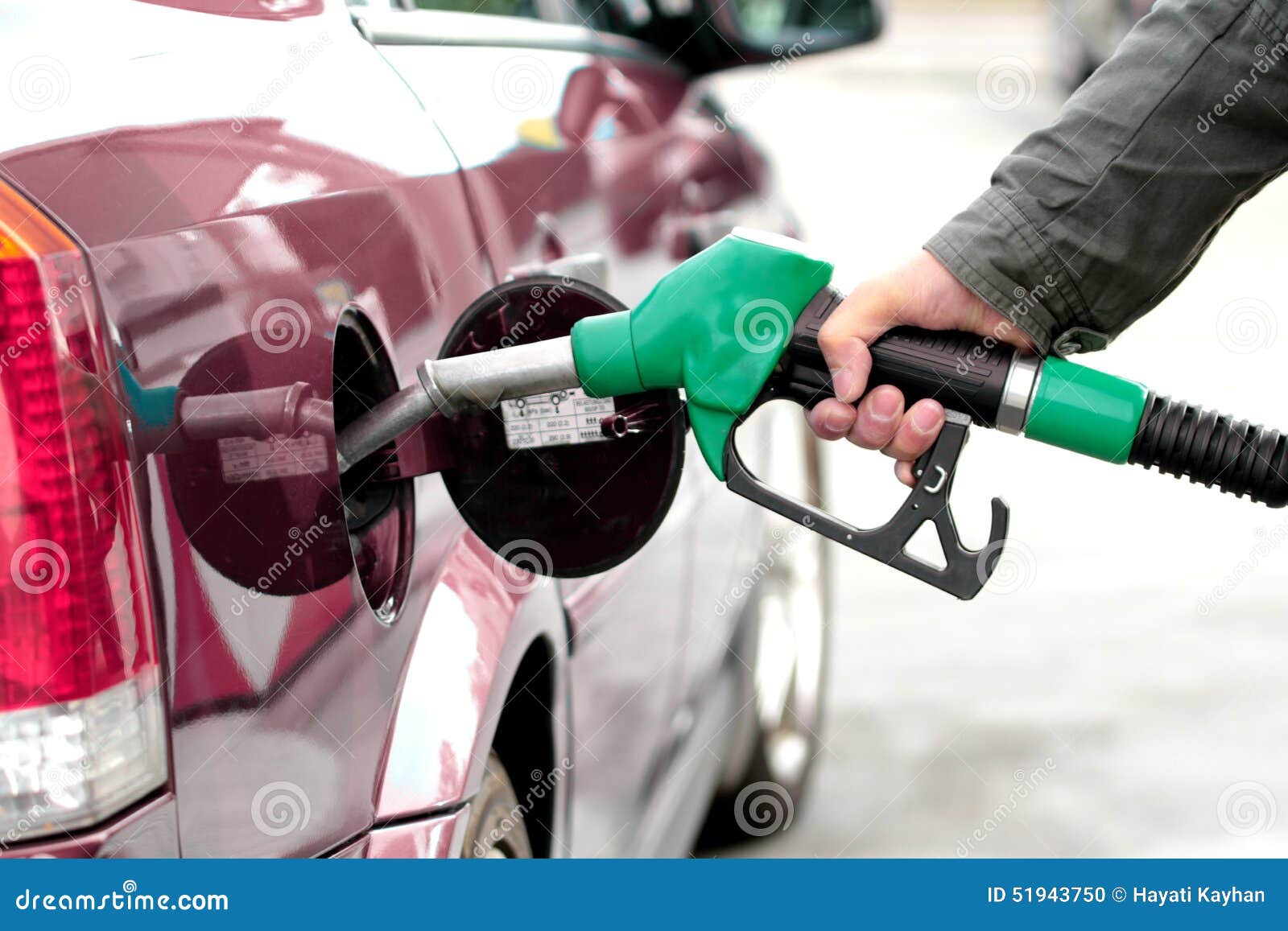 Man Pumping Fuel in To the Tank Stock Photo - Image of fuel, hand: 51943750