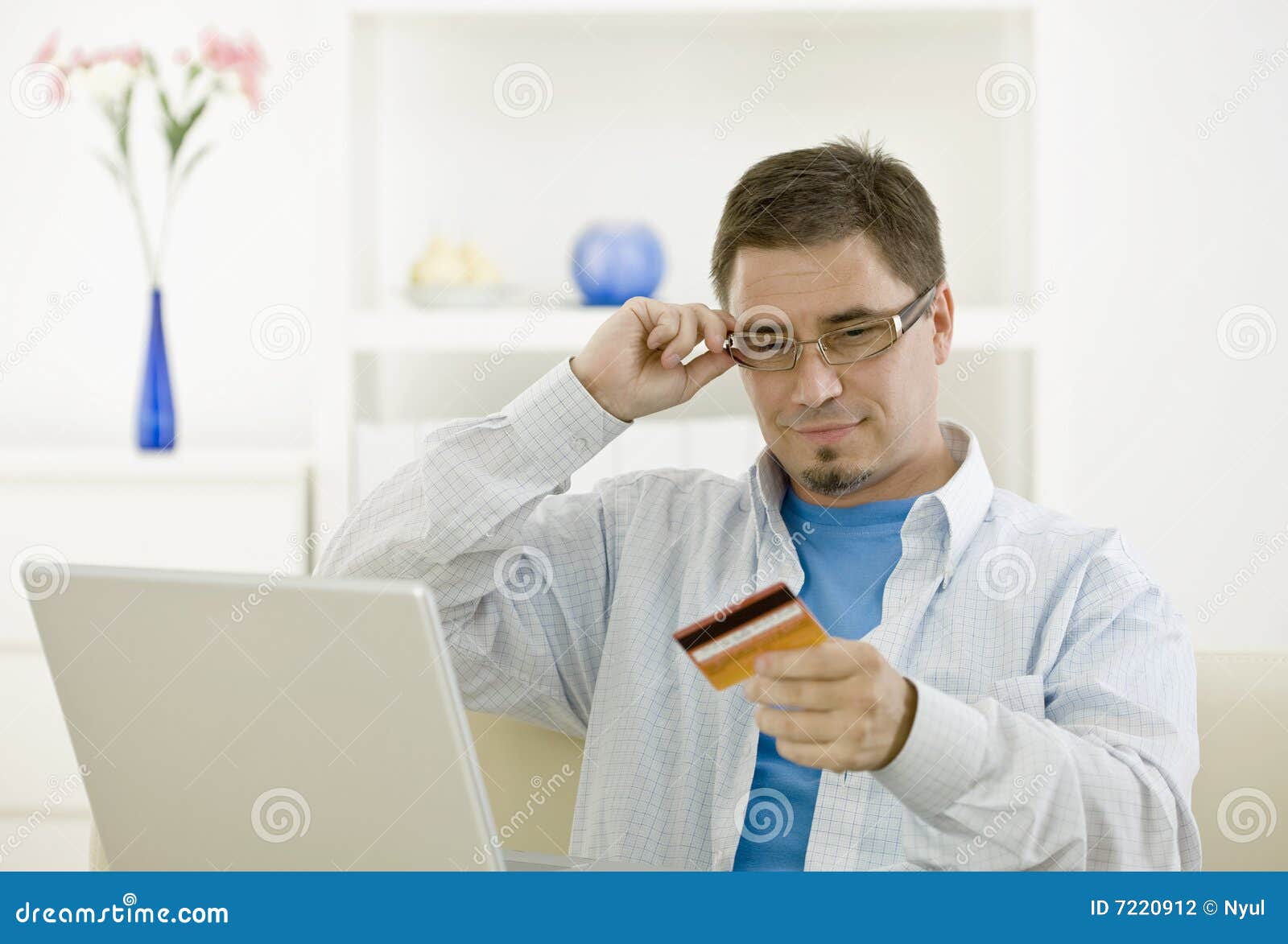 Man Purchasing by Credit Card Stock Photo - Image of bright, creditcard ...