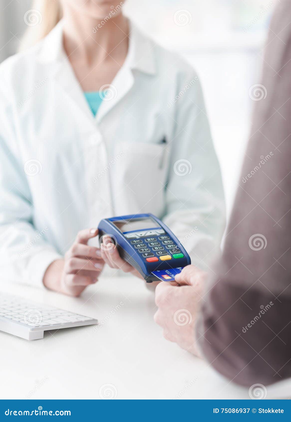 Man Purchasing Products in the Pharmacy Stock Image - Image of shopping ...
