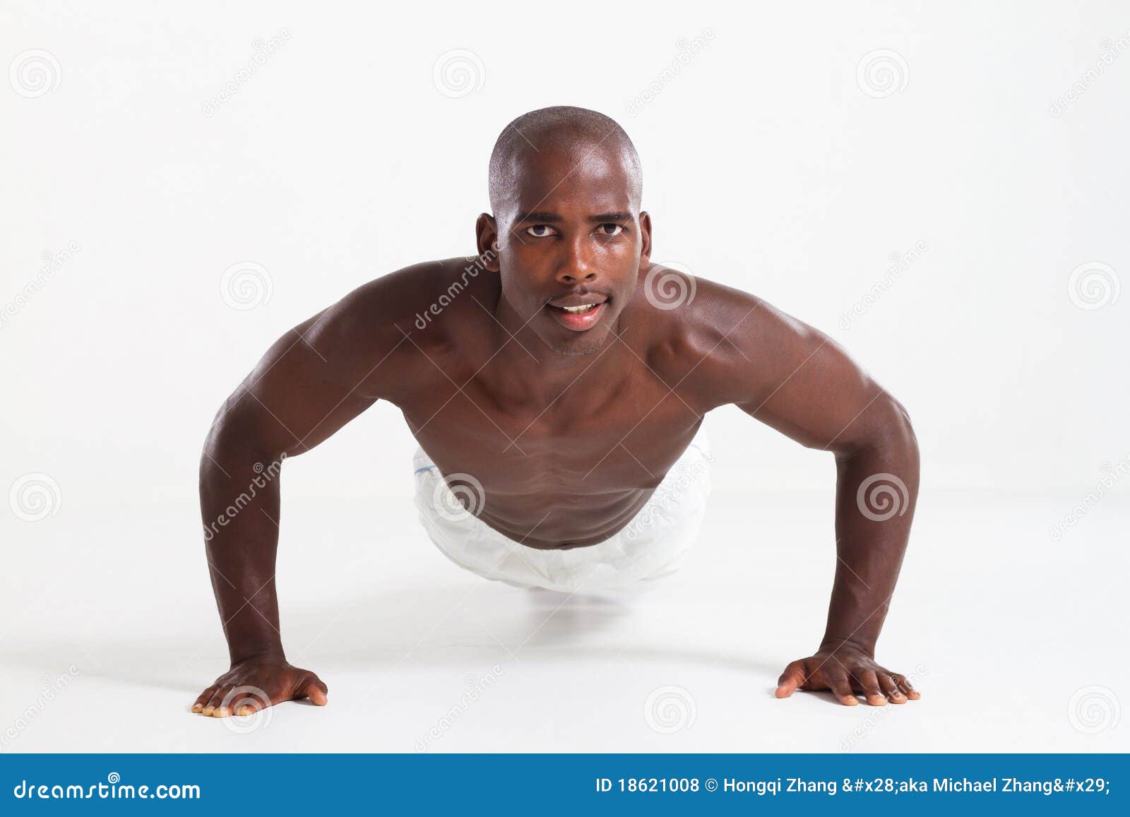 Man push up stock photo. Image of healthy, male, masculine - 18621008
